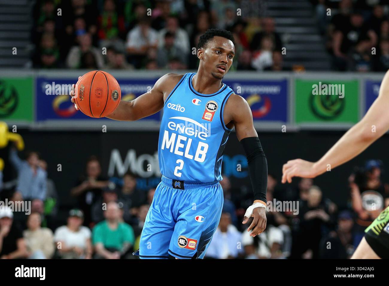 Tyson Walker of Melbourne United drives to the basket during the NBL ...