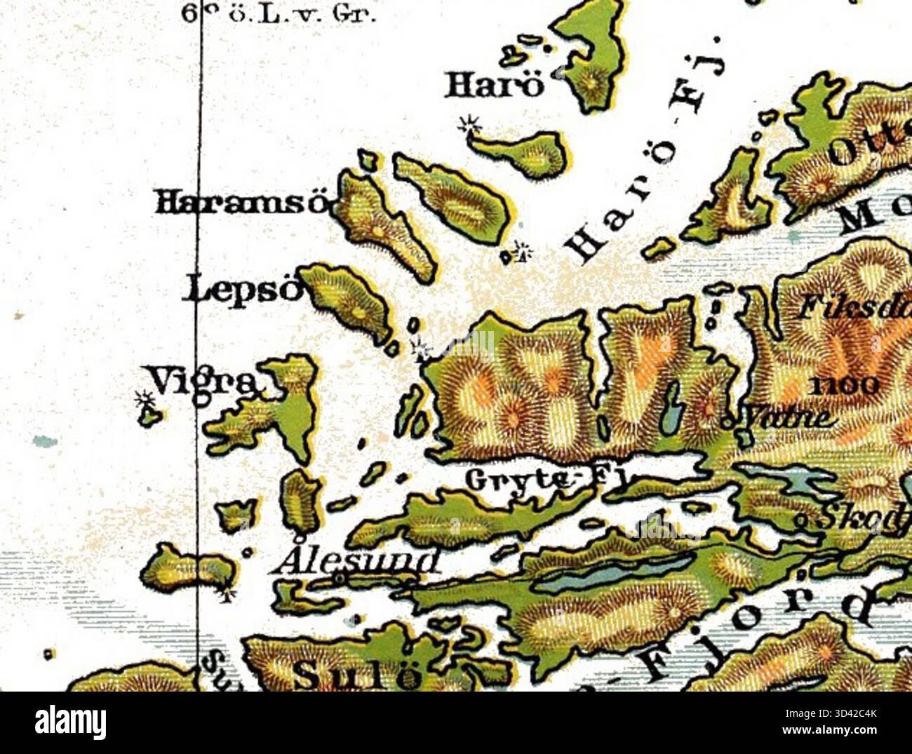 An old atlas depiction of European cities and landscapes, featuring the ...