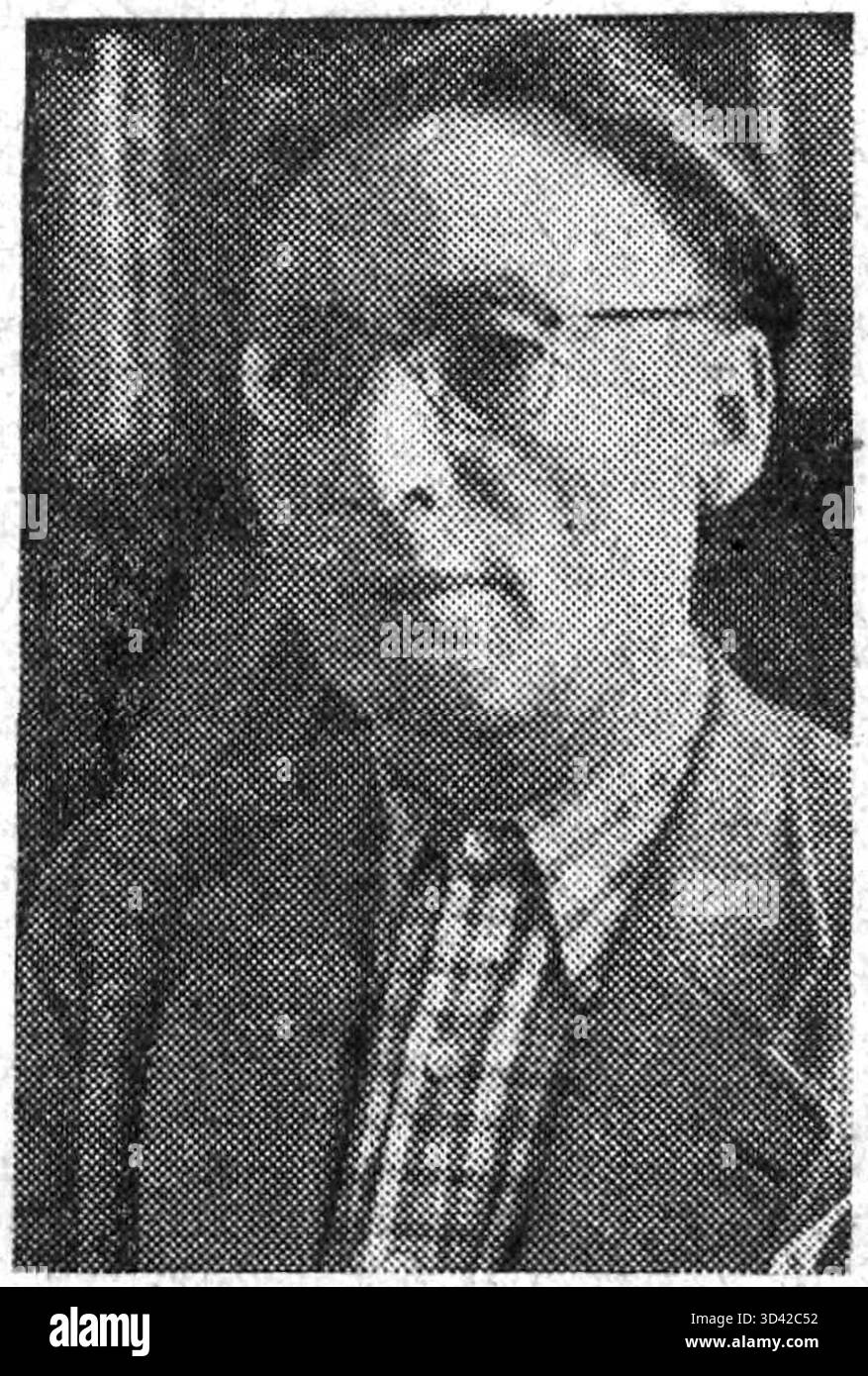 This image from 1948 shows Maastricht-based artist and glassmaker Harry ...