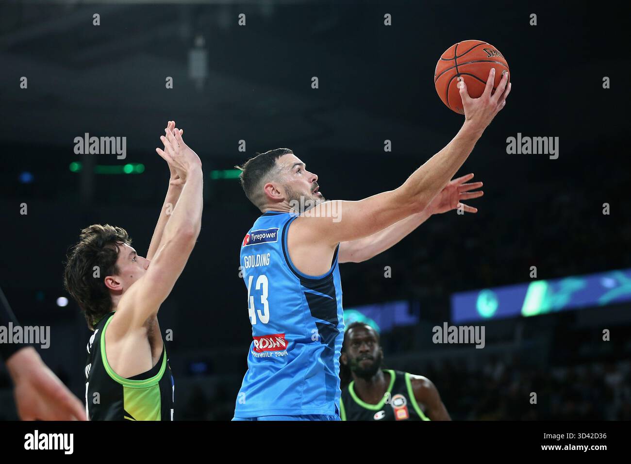 Chris Goulding of Melbourne United shoots during the NBL Round 8 match ...