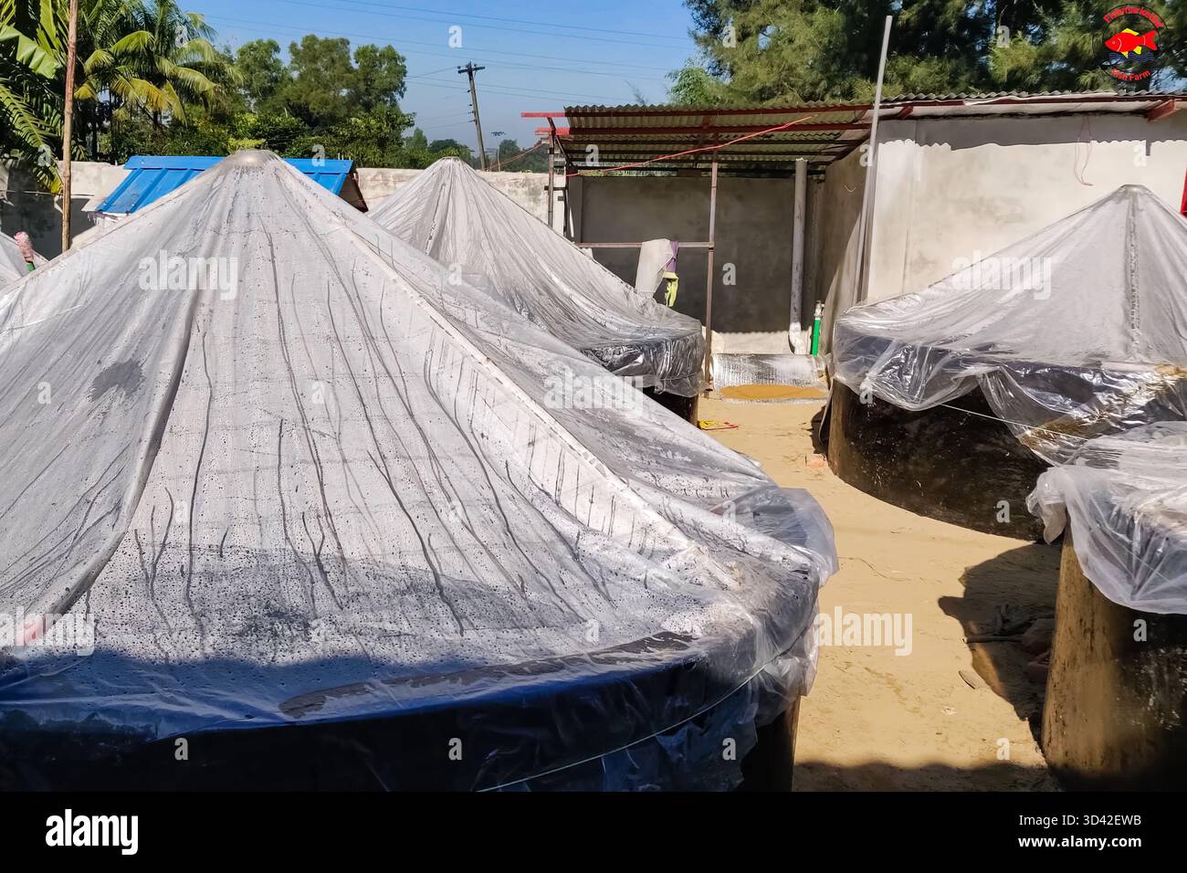 Fish farming containers hi-res stock photography and images - Alamy