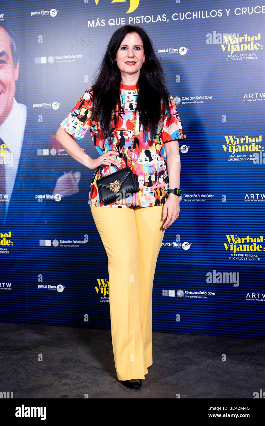 Diana Navarro attends to 'Warhol' Premiere on 29 October, 2025 in ...