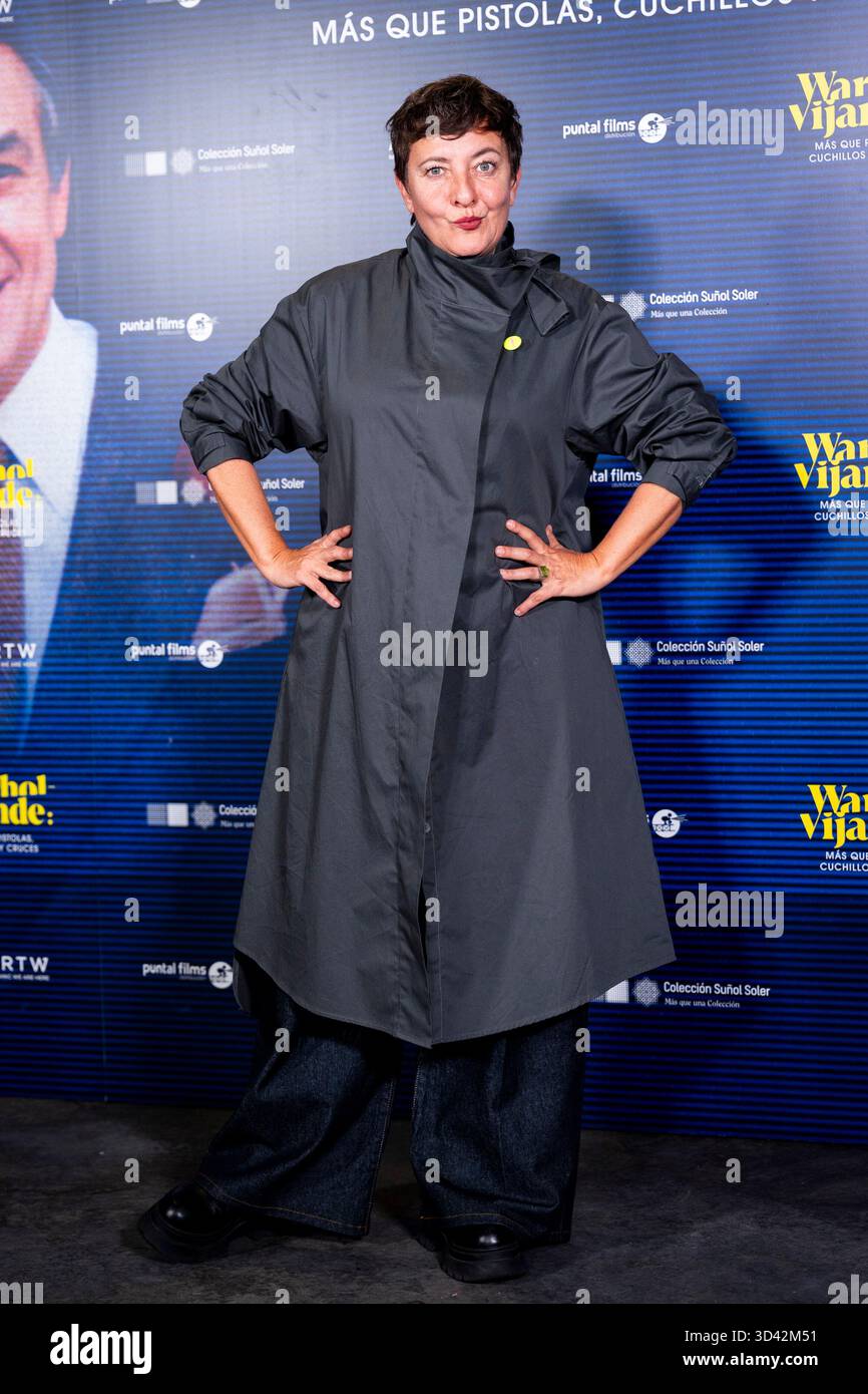 Eva Hache attends to 'Warhol' Premiere on 29 October, 2025 in Madrid ...