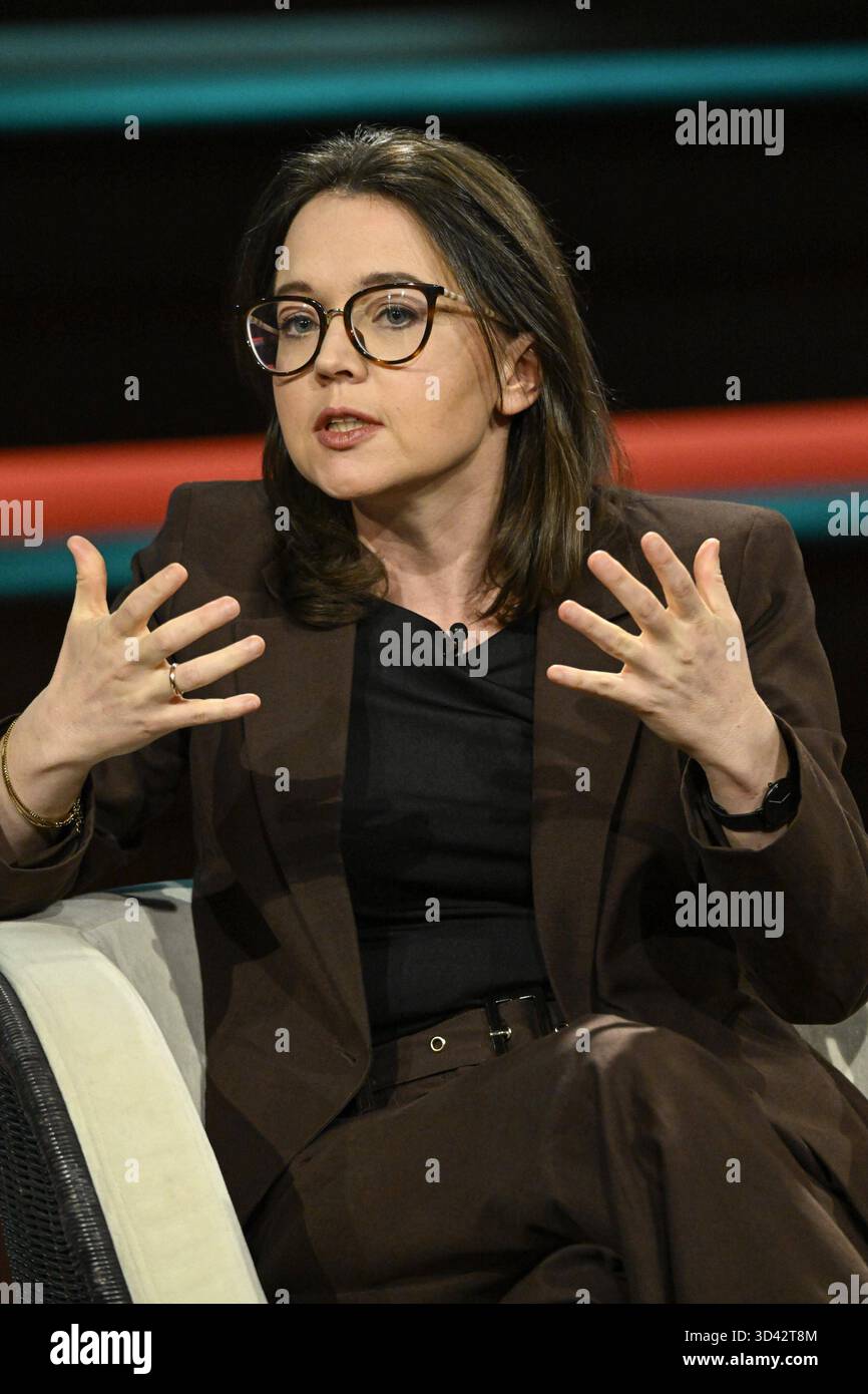 Anne Hähnig Journalistin 11/25 her Anne Hähnig am 4. November 2025 in Markus Lanz , ZDF TV ...