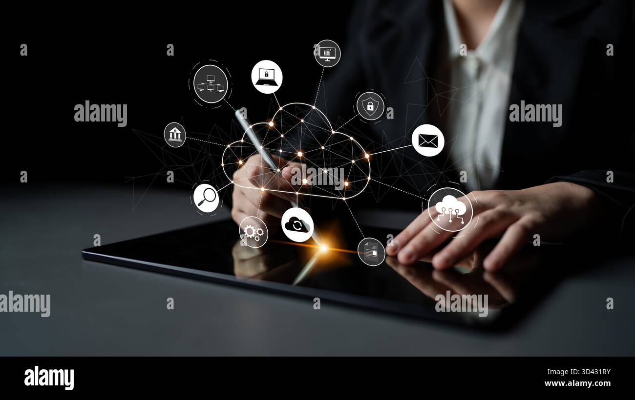Cloud computing enables cloud, service, and network integration for ...
