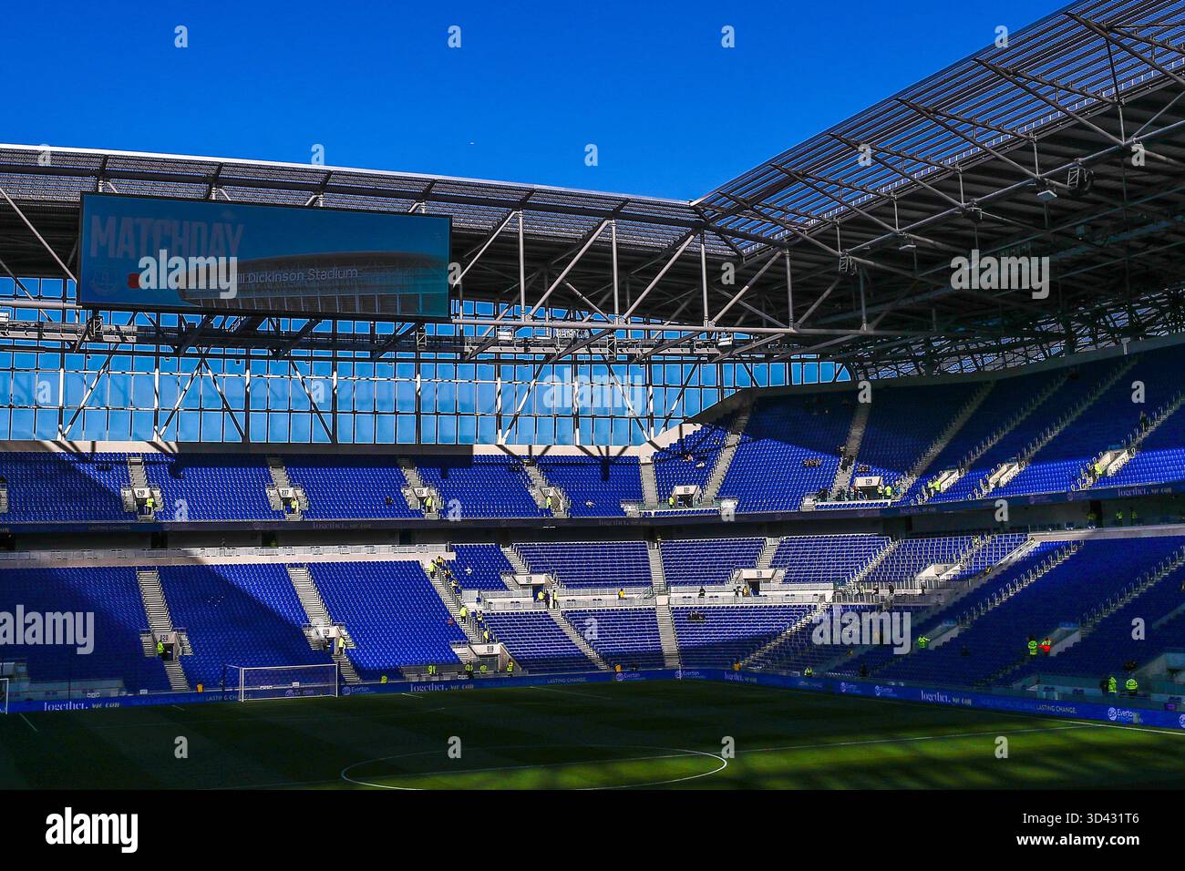 A general view inside the Hill Dickinson Stadium, home of Everton ...