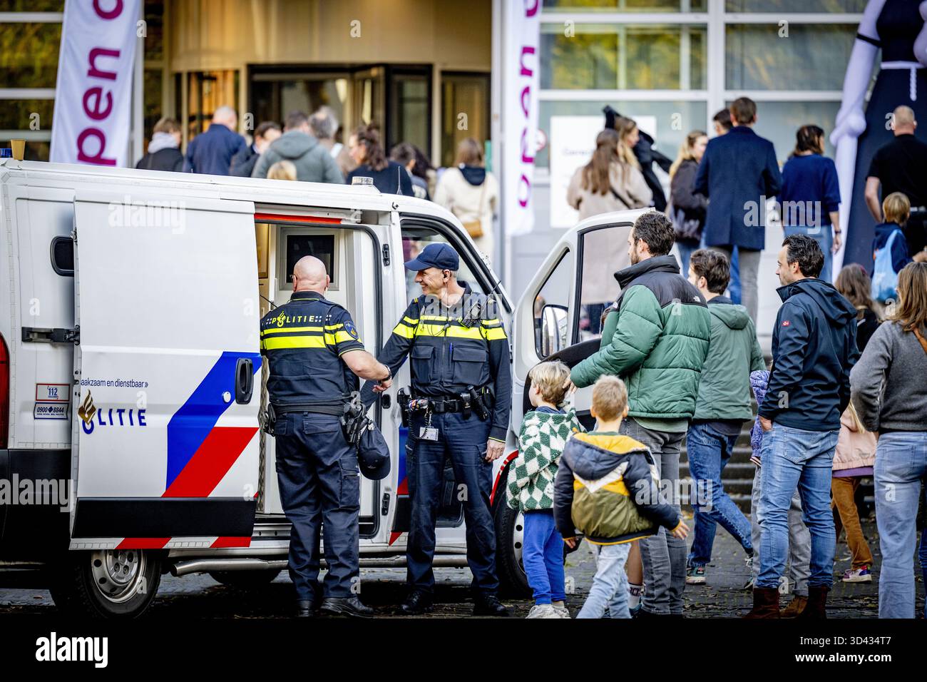 UTRECHT - Crowds during the open day at the Utrecht courthouse, where ...