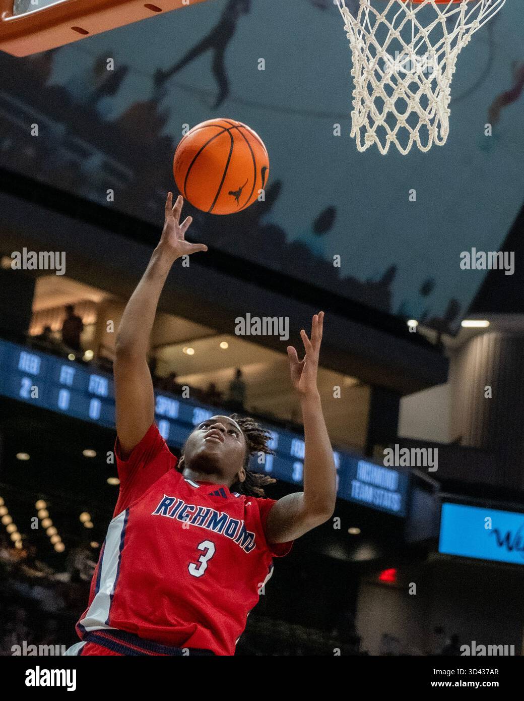 Nov 7 , 2025. Alicia Newell (3) of the Richmond Spiders in action vs ...