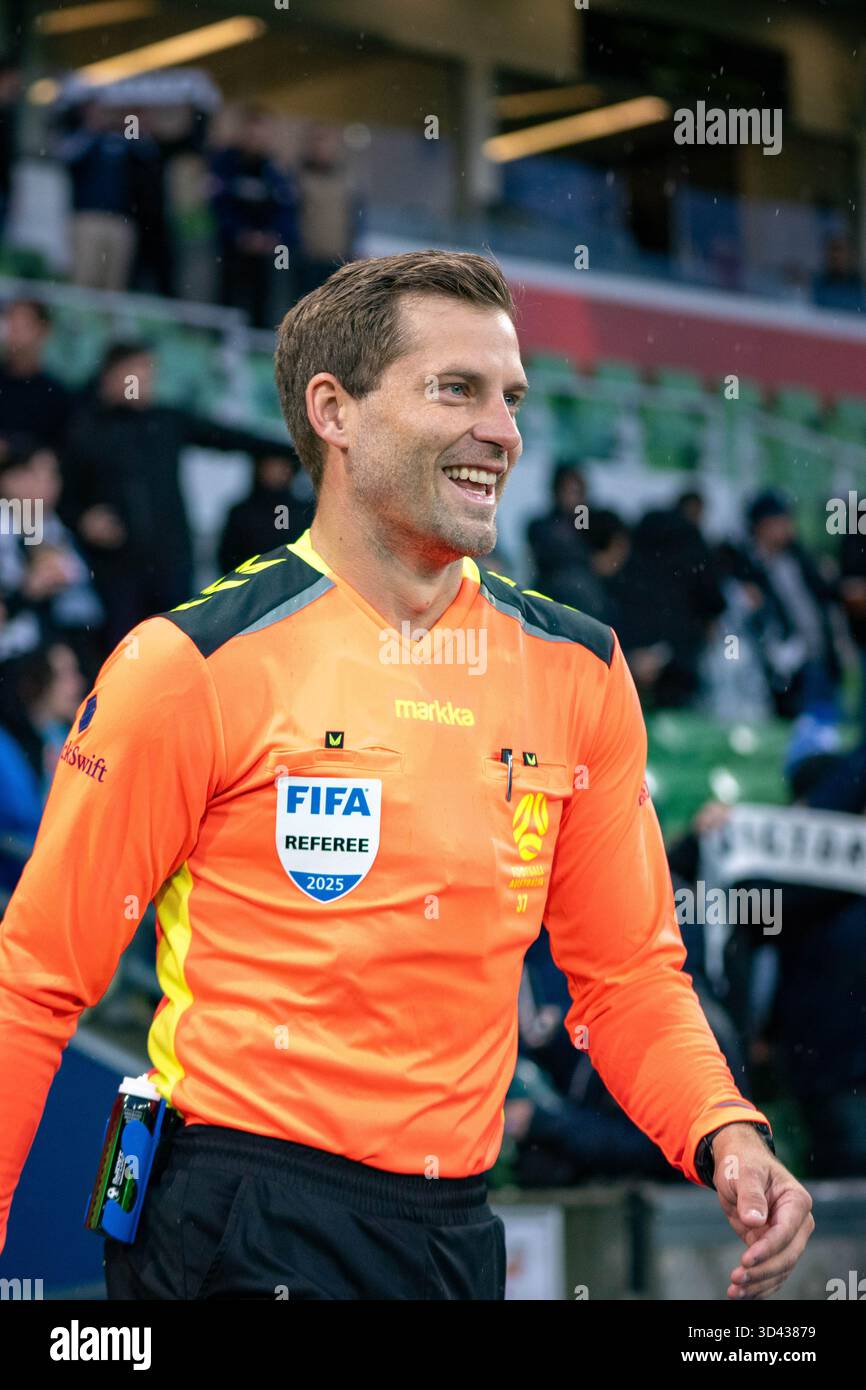 November 8, 2025, Cranbourne, Victoria, Australia: Match Referee Alex ...