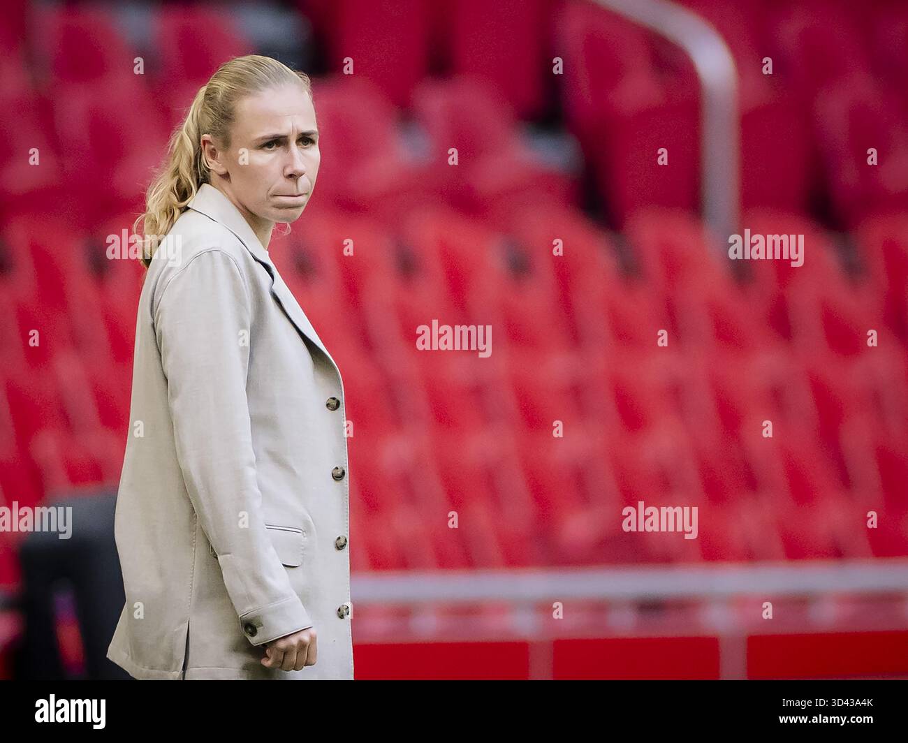 AMSTERDAM - Ajax coach Suzanne Bakker during the Eurojackpot Women's ...