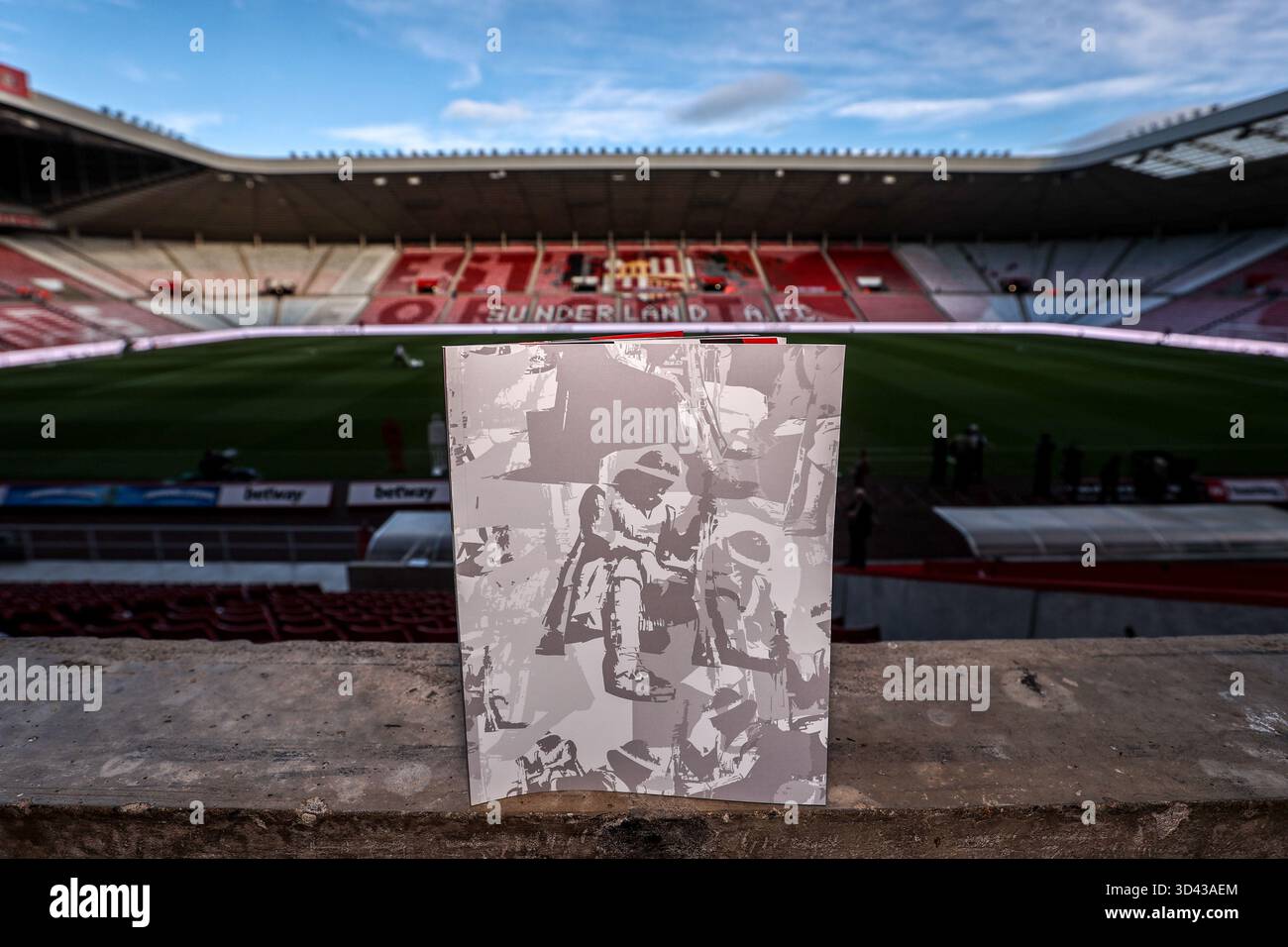 The front cover of the remembrance match programme during the Premier ...
