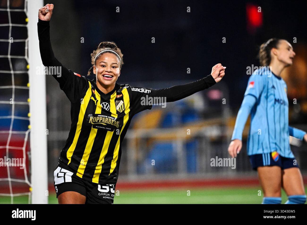 STOCKHOLM, SWEDEN 20251108Felicia Schröder celebrates her goal, 0-2 ...