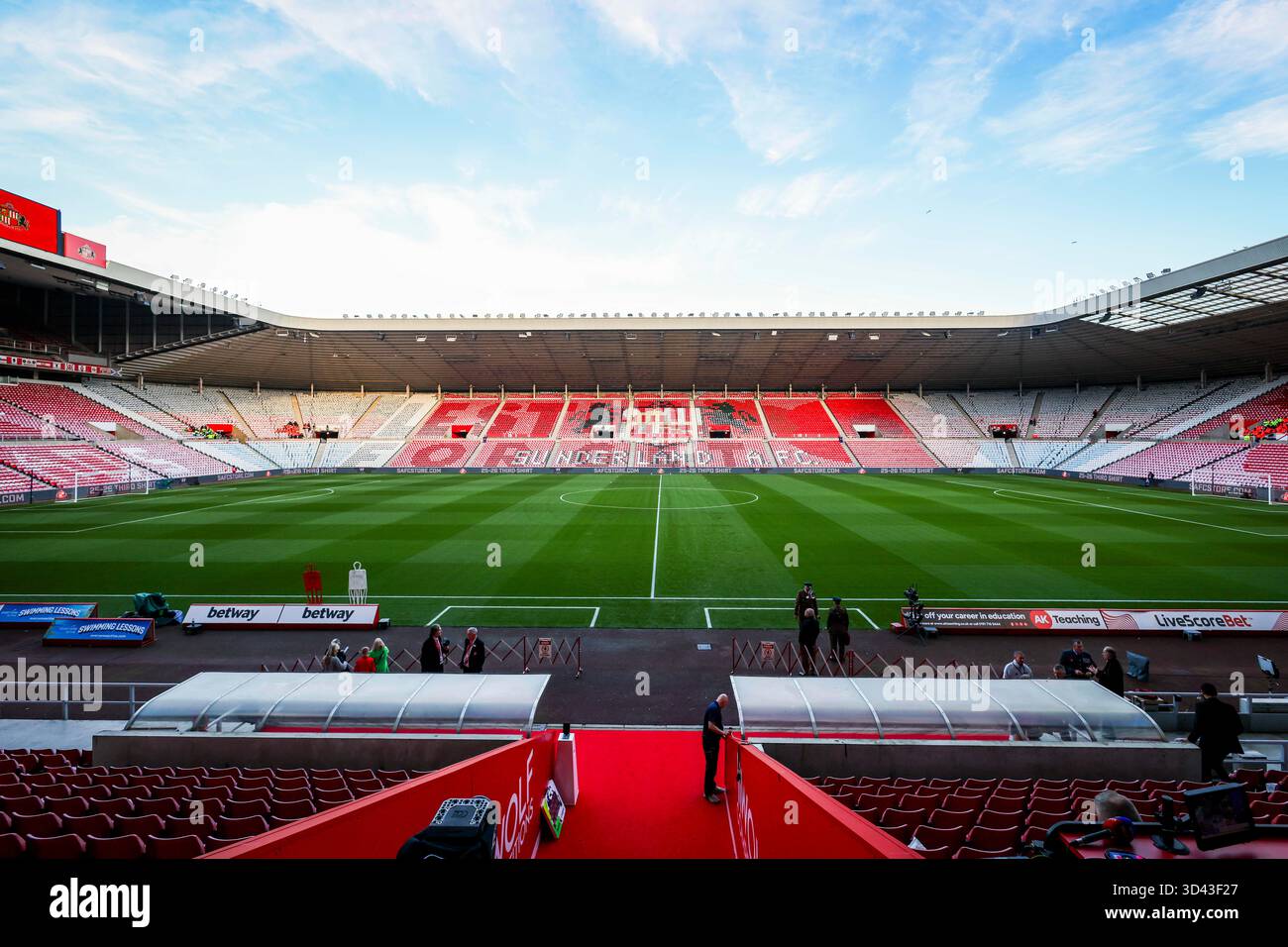 General View inside the Stadium during the Sunderland v Arsenal Premier ...