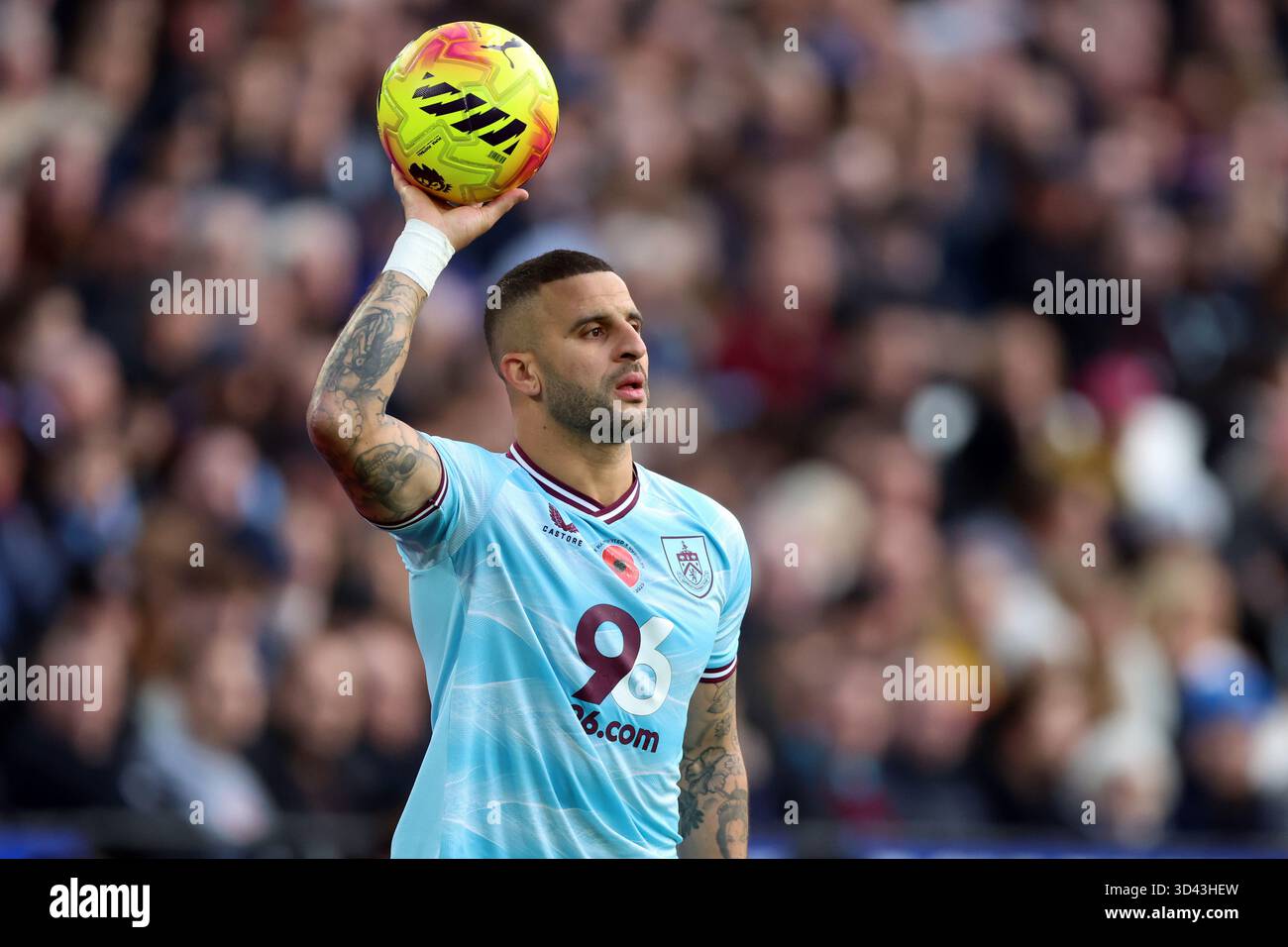 Burnley's Kyle Walker during the Premier League match at the London ...