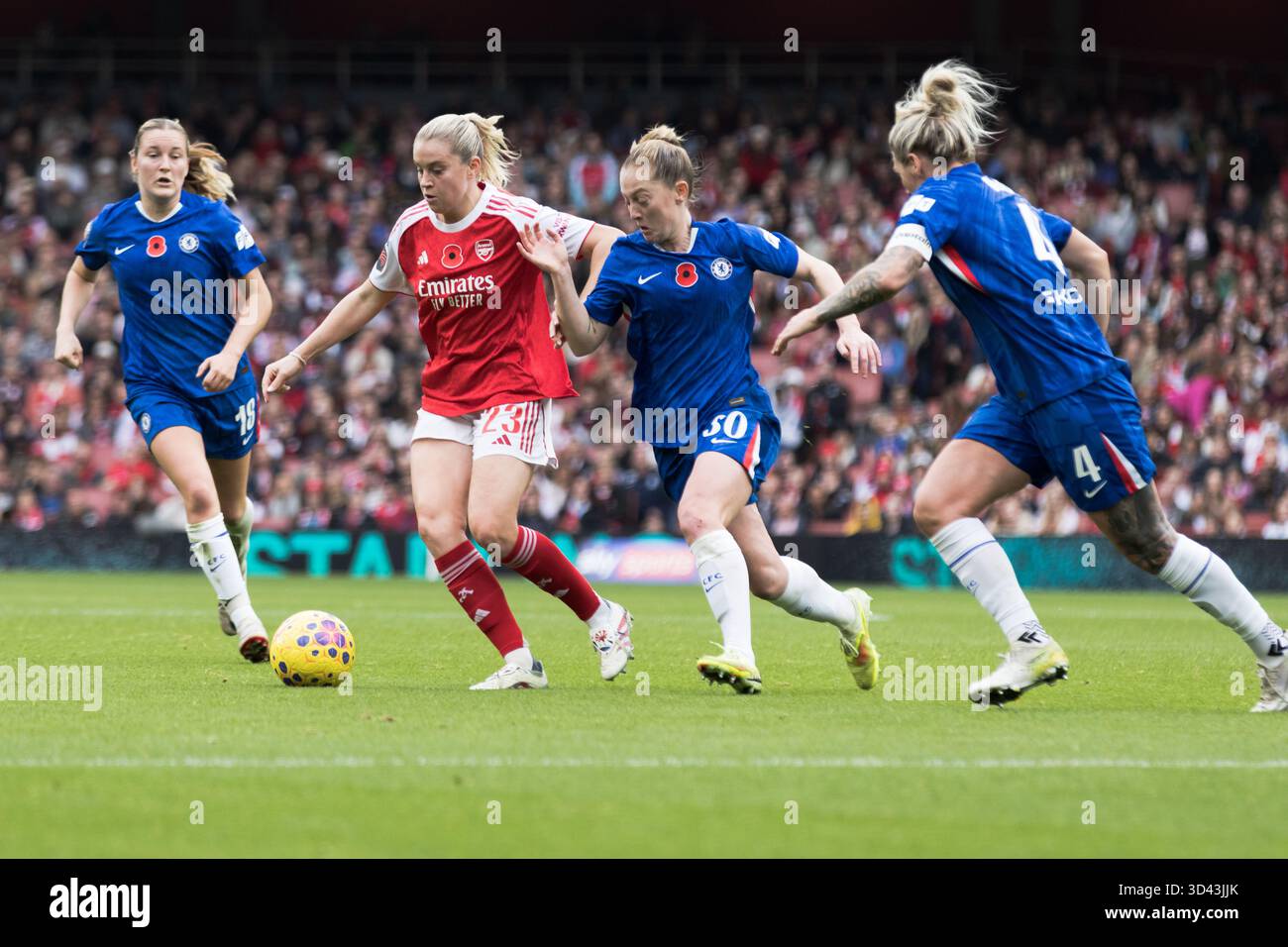 London, UK. 8th Nov 2025. Alessia Russo of Arsenal Women in action ...