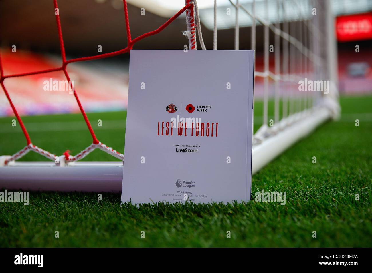 8th November 2025; Stadium of Light, Sunderland, England; Premier ...