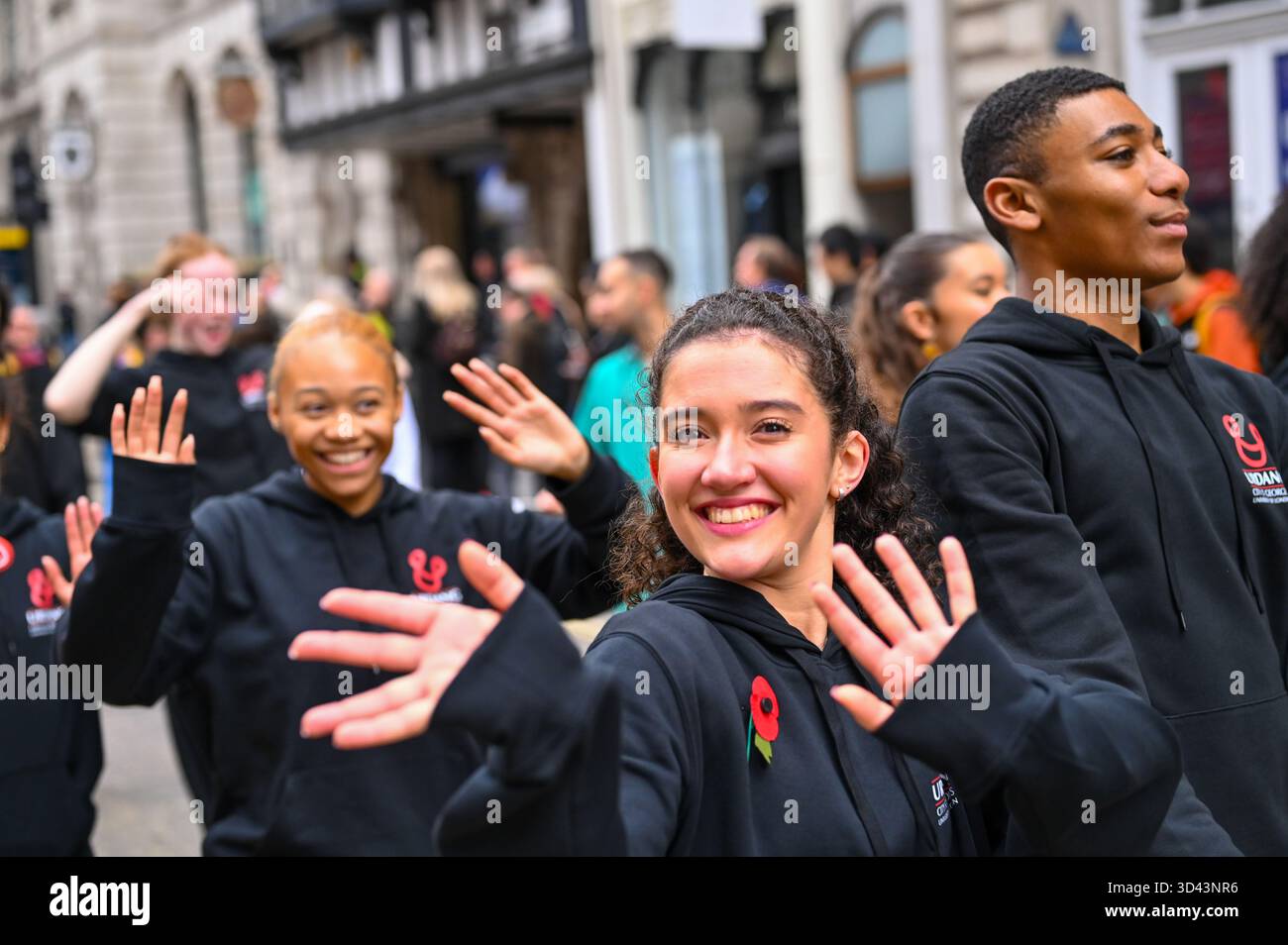 London, United Kingdom. 8 November 2025. Paraders take part in the ...