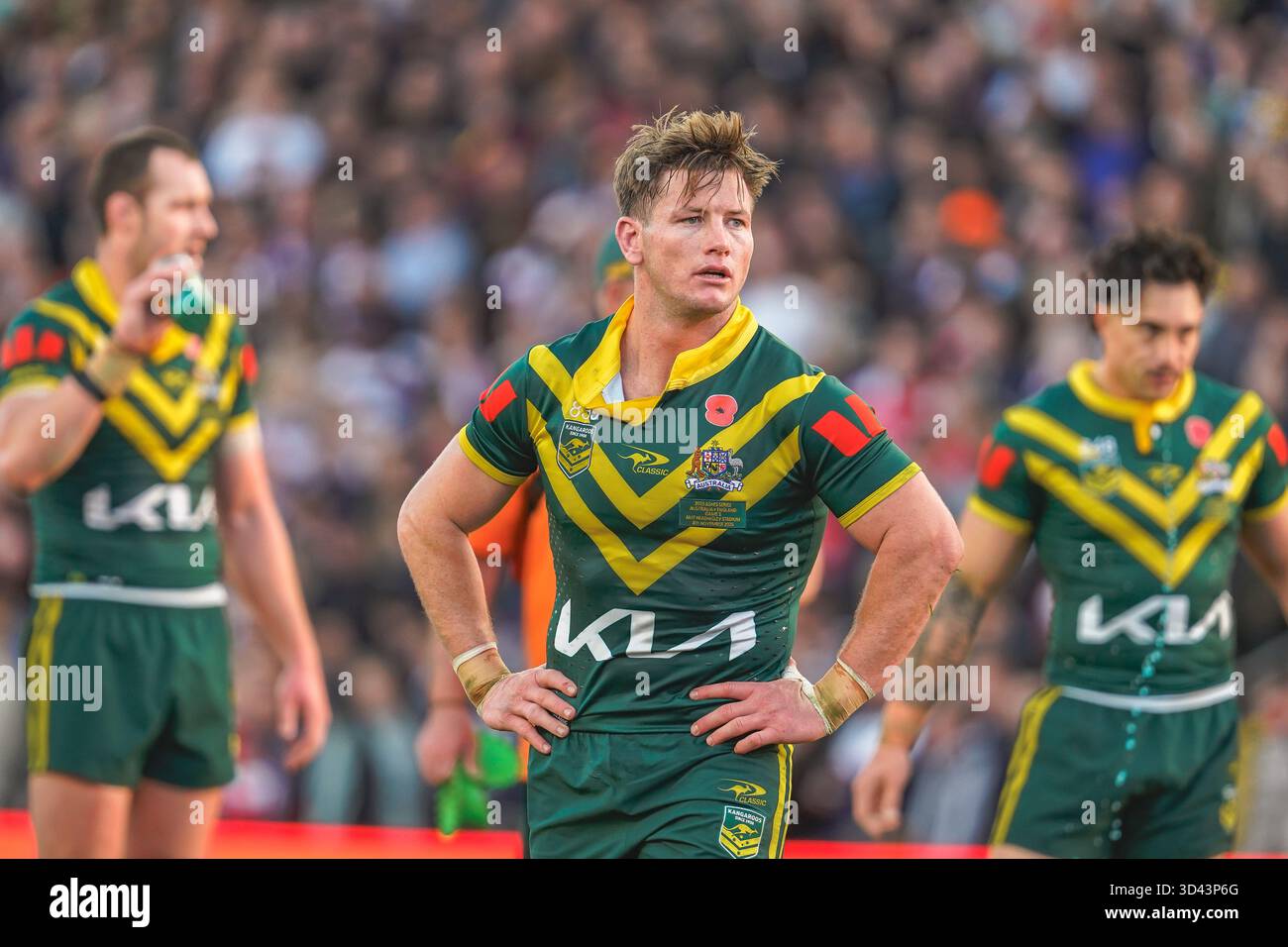LEEDS, ENGLAND - November 8: Harry Grant of Australia. Ashes match ...