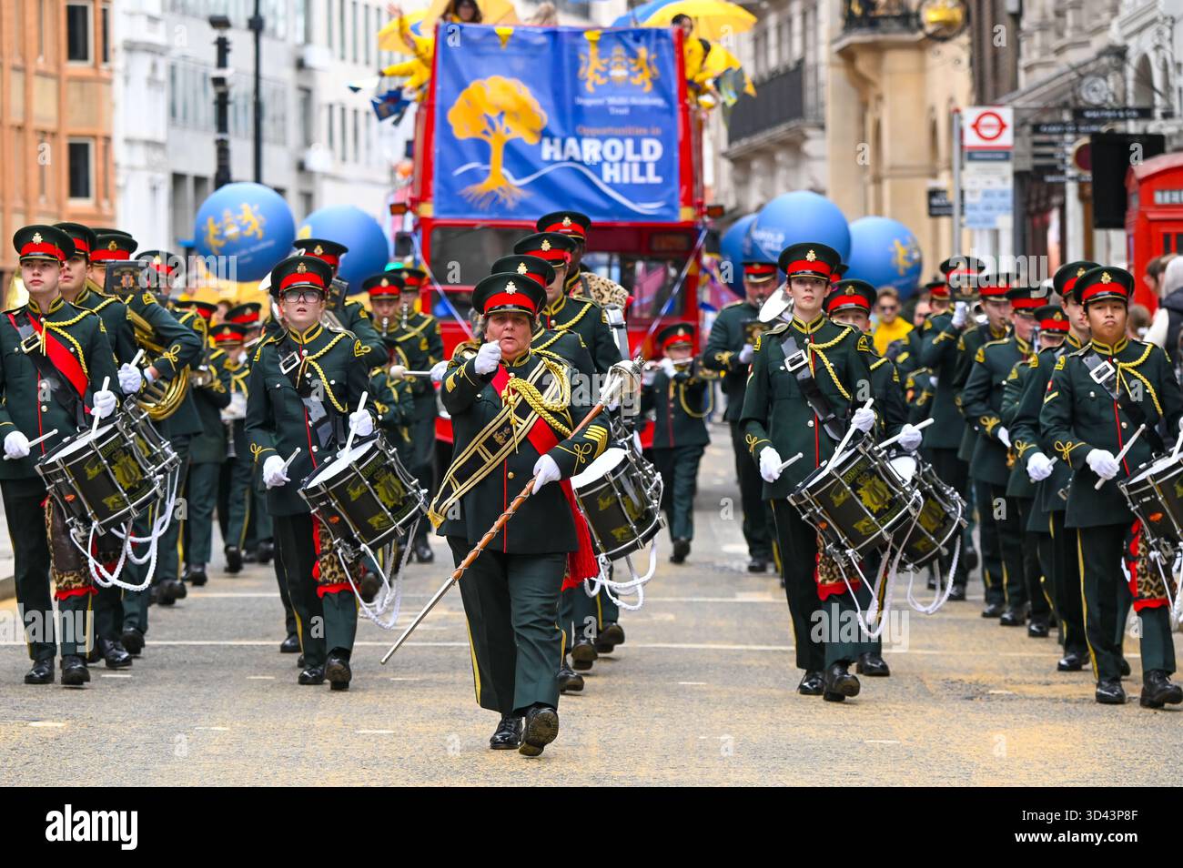 London, United Kingdom. 8 November 2025. Paraders take part in the ...