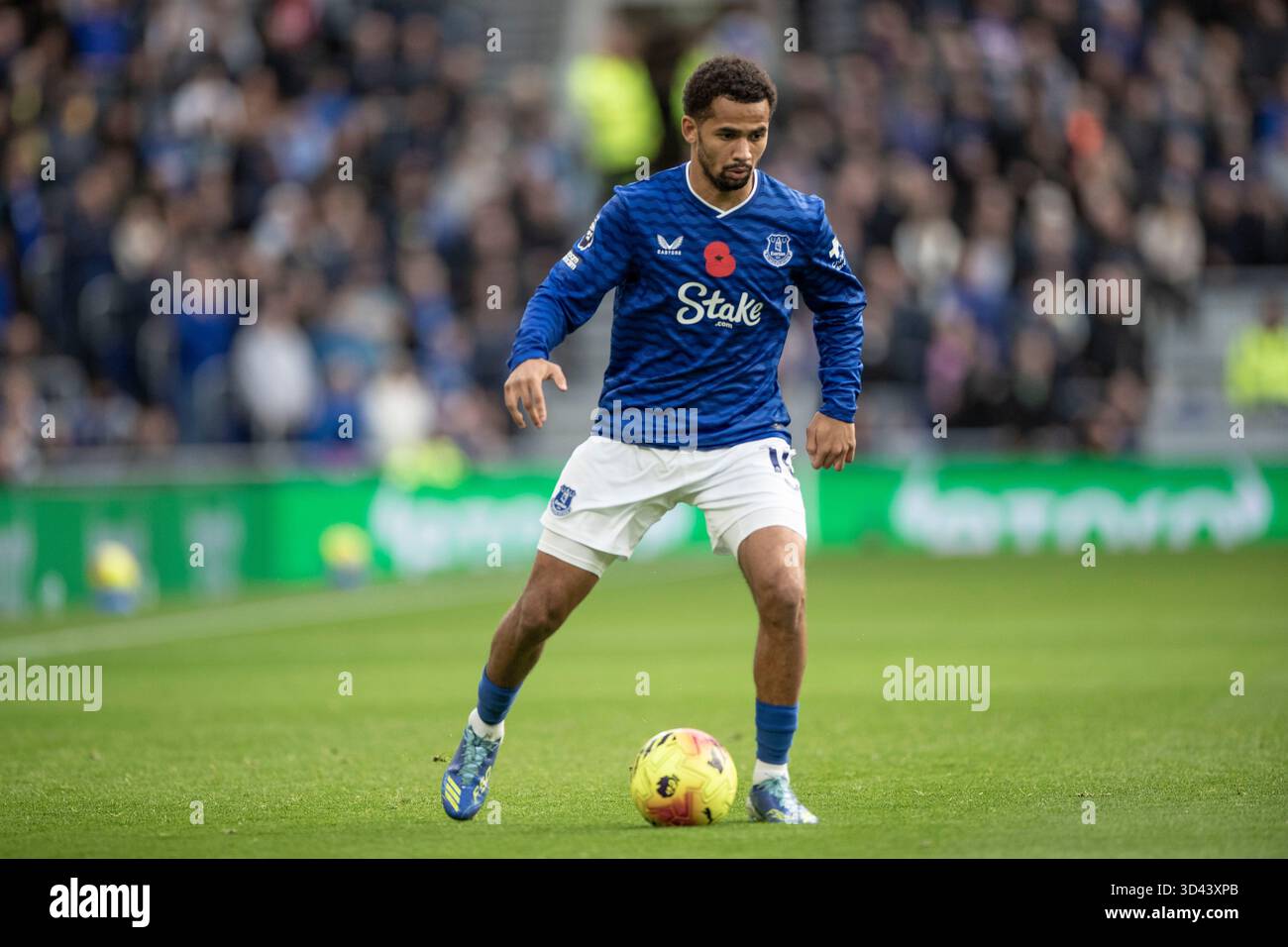 Everton FC #10 Iliman Ndiaye during the Premier League match between ...