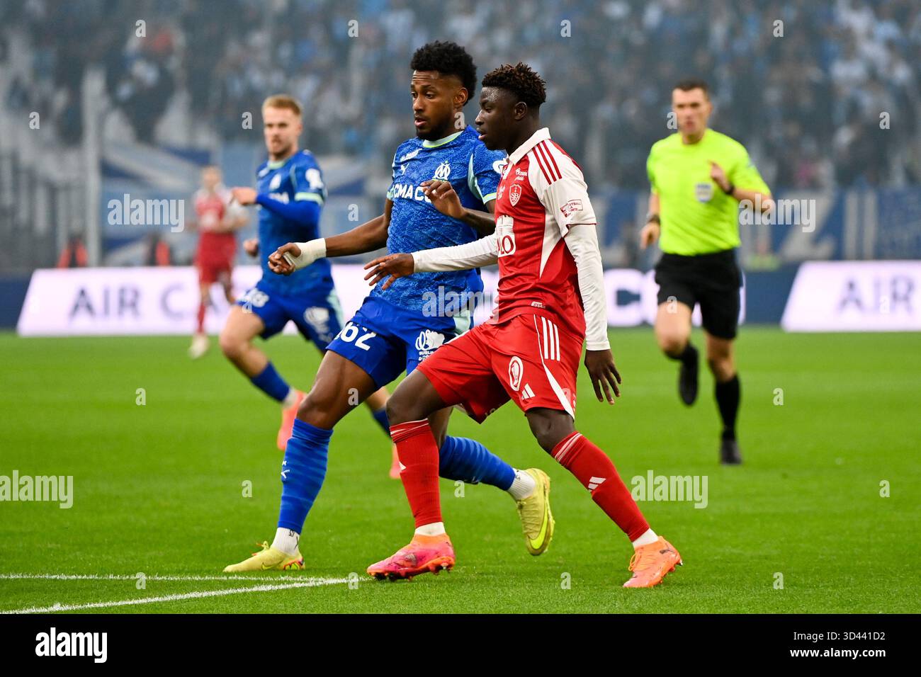 62 Amir MURILLO (om) - 99 Pathe MBOUP (sb29) during the Ligue 1 ...