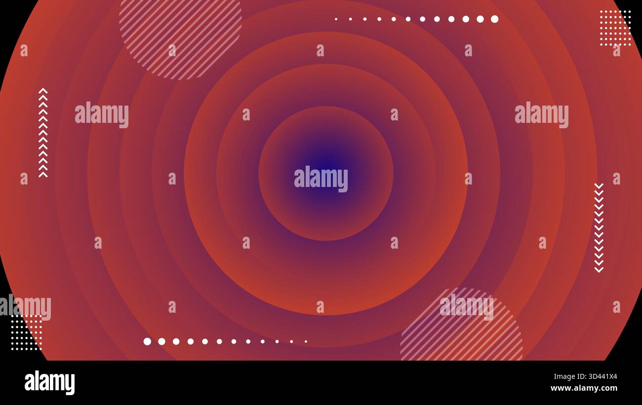 Abstract Modern Circles Pattern Gradient Banner Background Dynamic ...