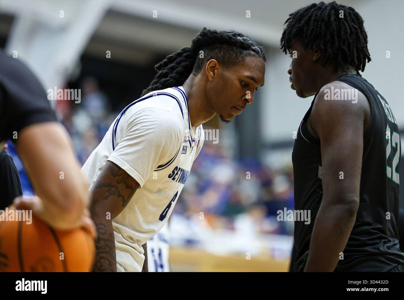 Nov 7, 2025; South Orange, New Jersey, USA; Seton Hall forward Stephon ...