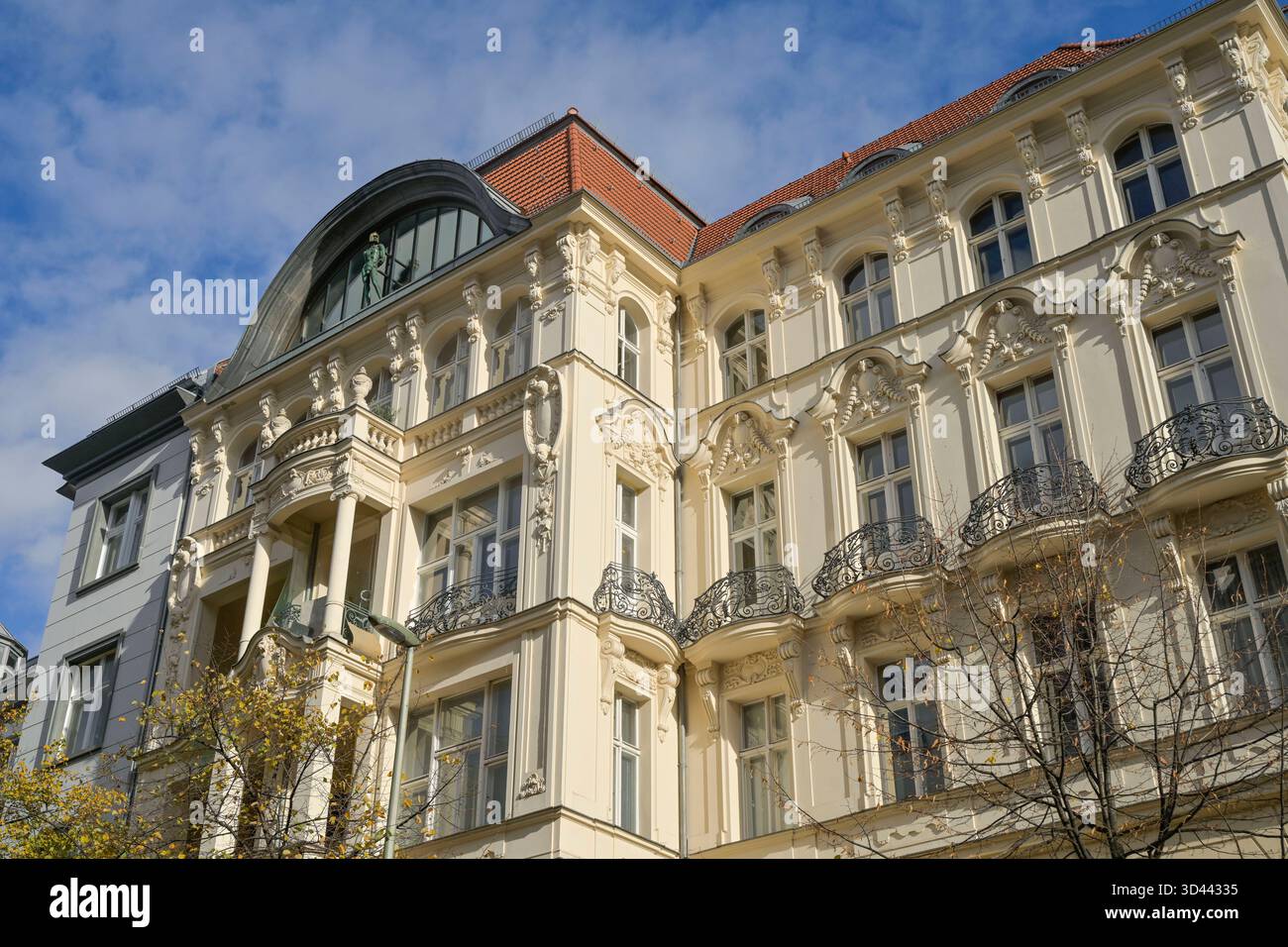 Stuck-Altbau, Uhlandstraße, Charlottenburg, Berlin, Deutschland ...