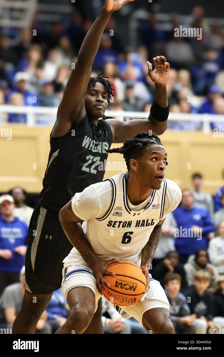 Nov 7, 2025; South Orange, New Jersey, USA; Seton Hall forward Stephon ...
