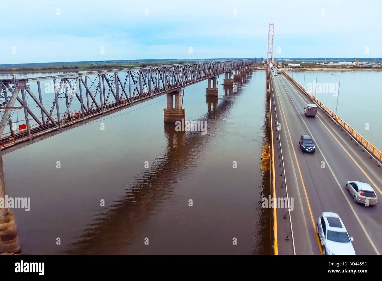 Trans siberian railway bridge hi-res stock photography and images - Alamy
