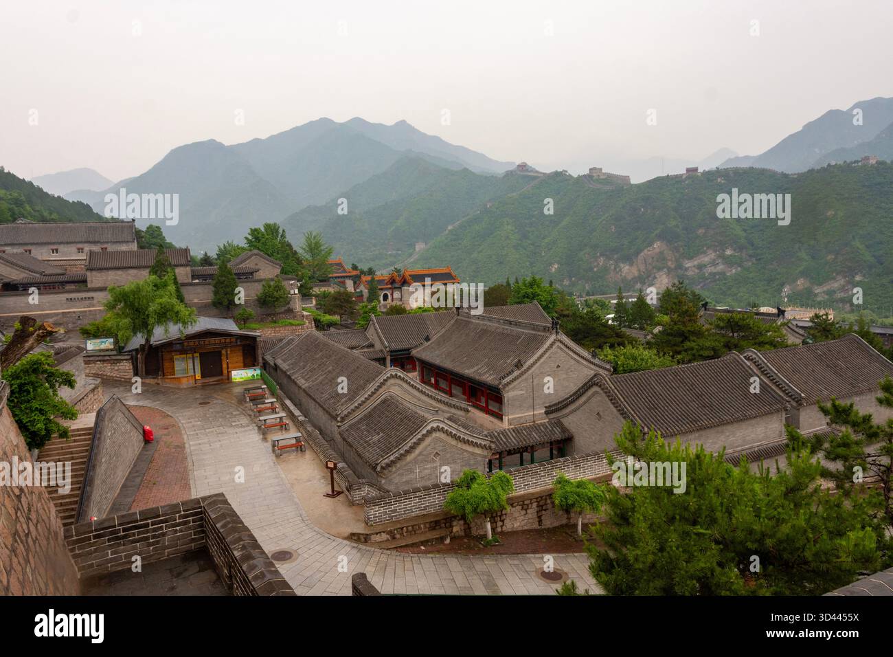 Buildings at The Juyong Pass (Juyongguan) section of the Great Wall of ...