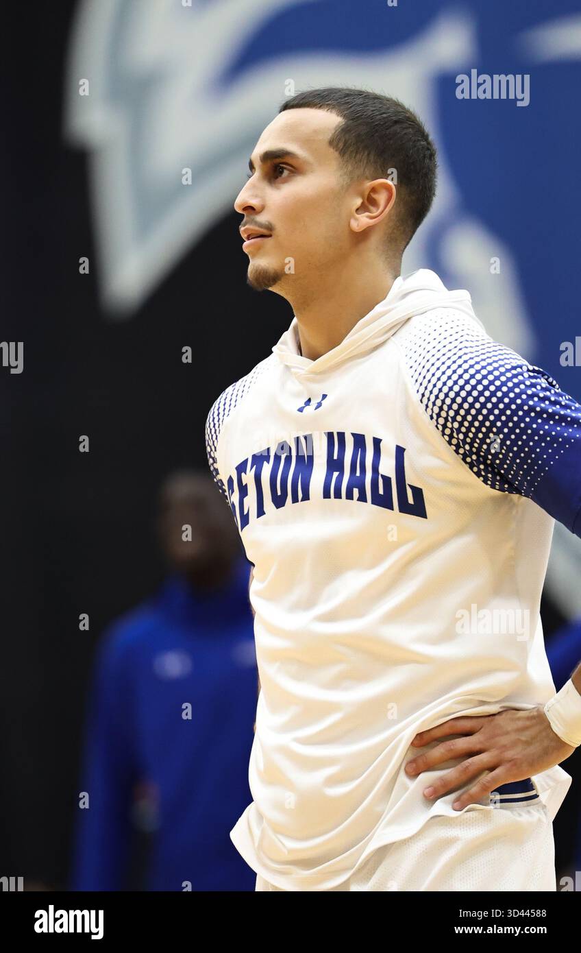 Nov 7, 2025; South Orange, New Jersey, USA; Seton Hall guard David ...