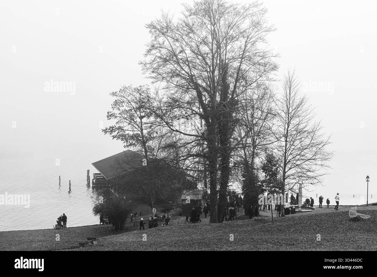 Germany bavaria upper lake Black and White Stock Photos & Images - Alamy