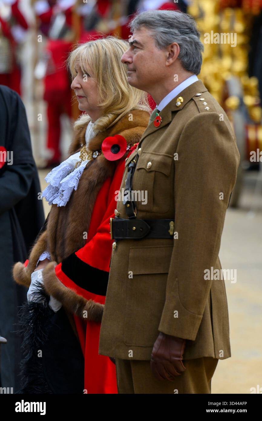 08/11/2025. London, UK Alderwoman Dame Susan Langley DBE take part in ...