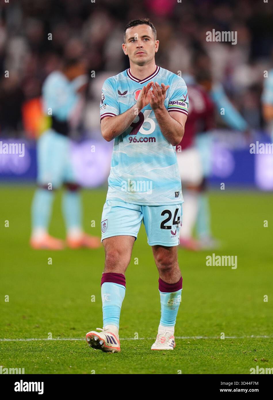 Burnley's Josh Cullen after the Premier League match at the London ...