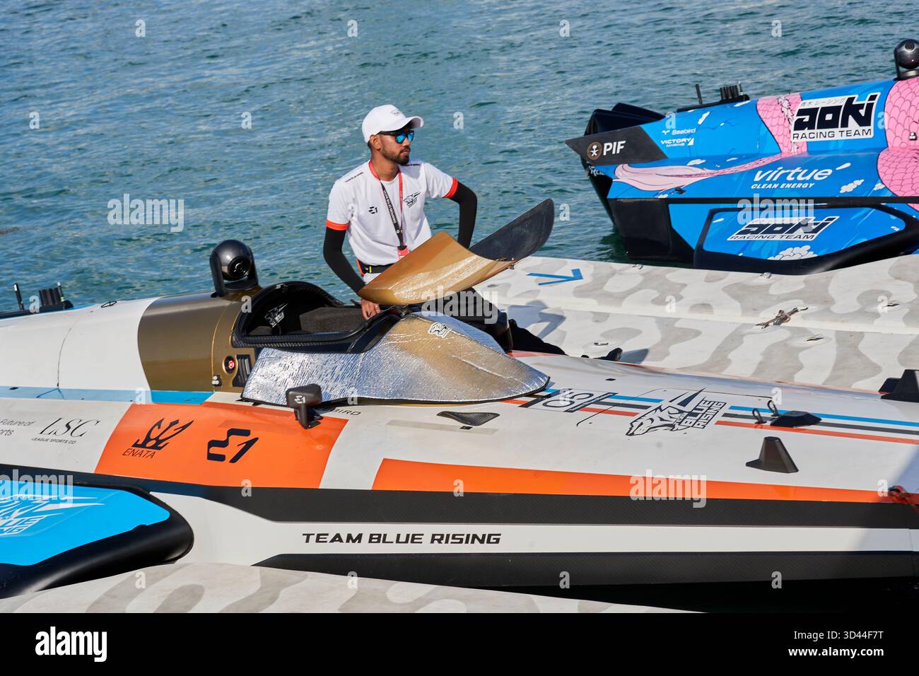 Miami, FL, USA. November 8, 2025. Fans, Boats, Celebrities during E1 ...