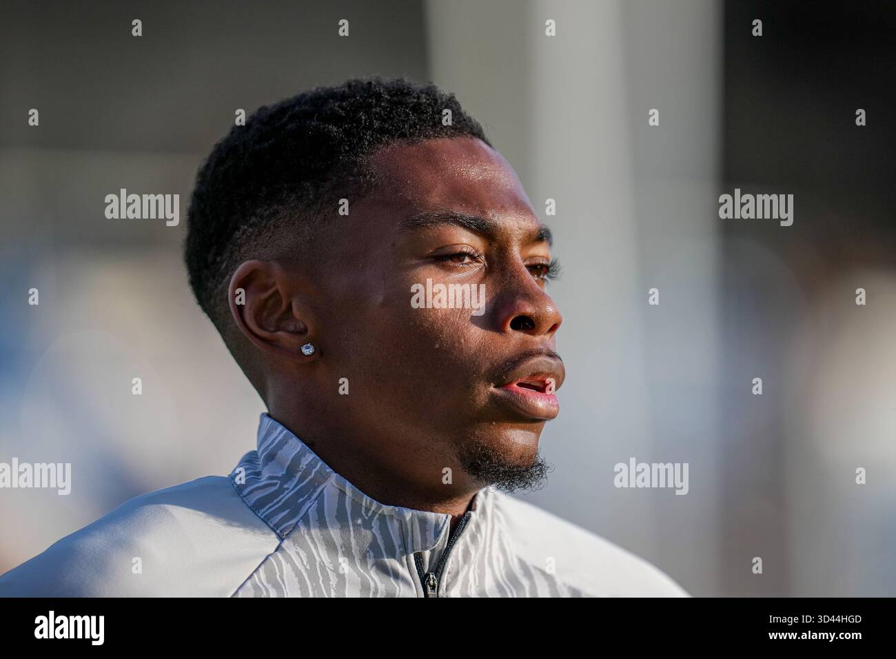 Zack Nelson (37) of Luton Town warms up ahead of the Sky Bet League 1 ...