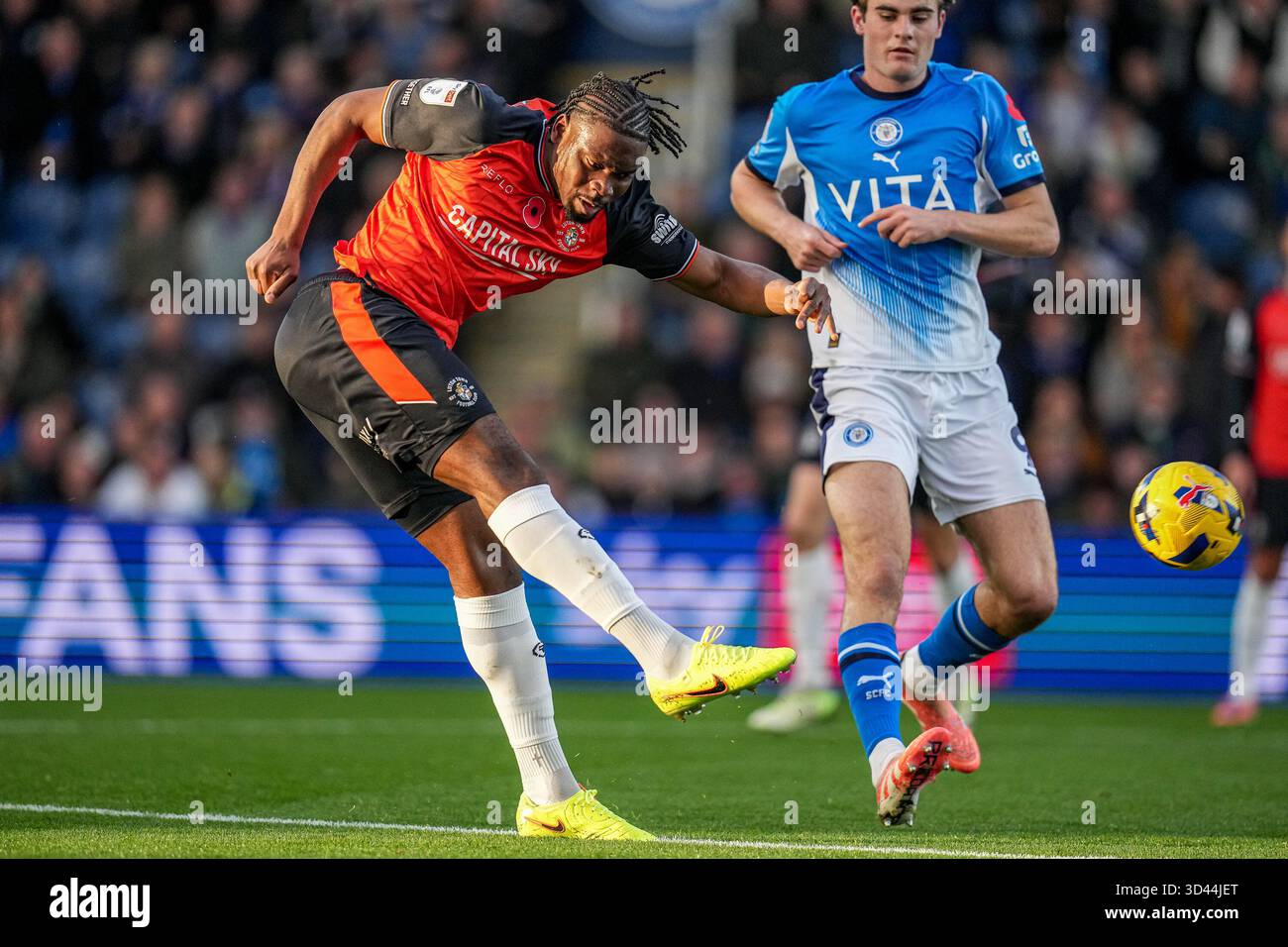 Teden Mengi (15) of Luton Town during the Sky Bet League 1 match ...