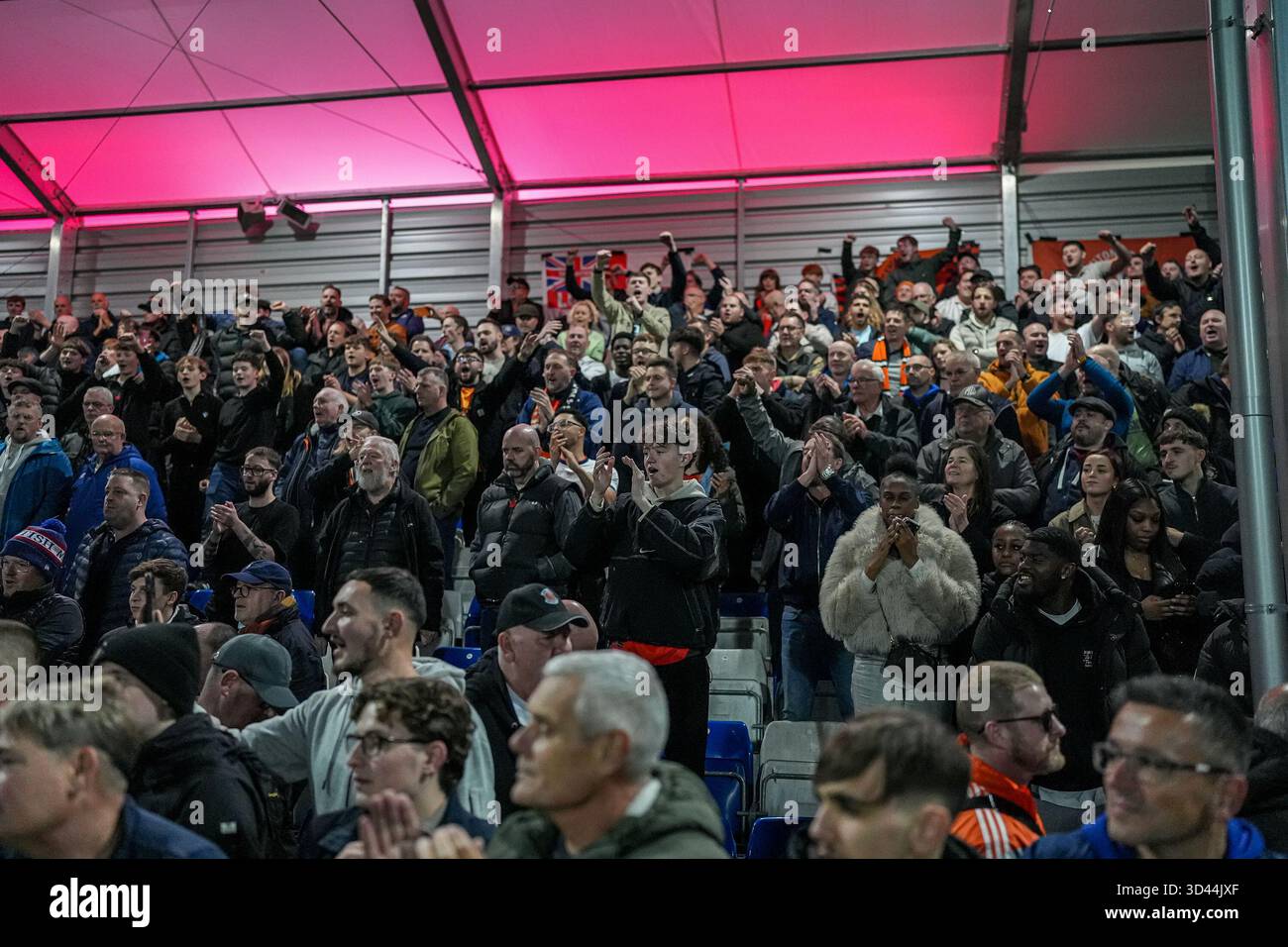 Luton Town supporters celebrate after the Sky Bet League 1 match ...
