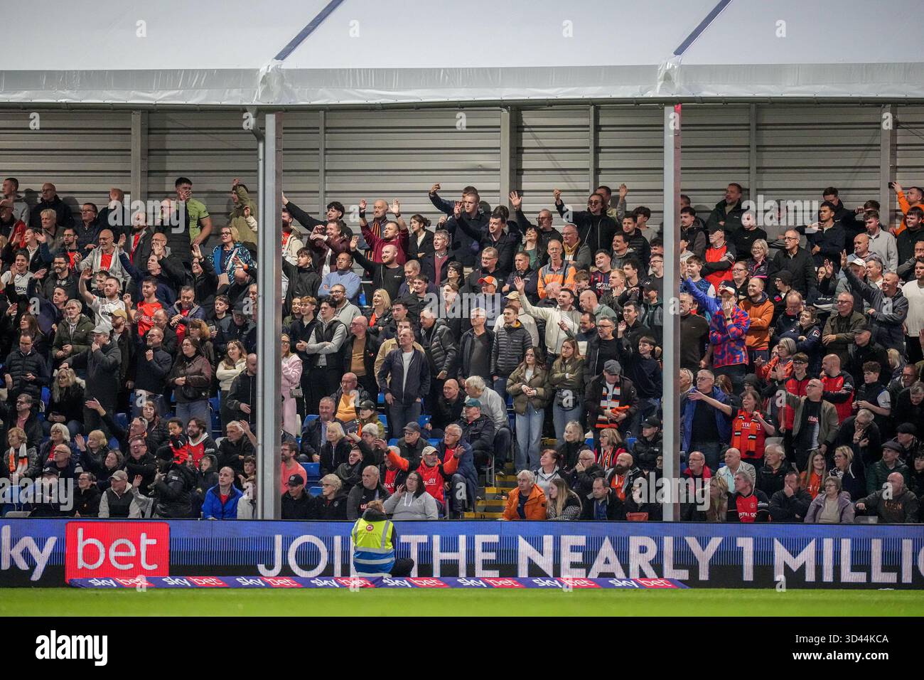 Luton Town supporters during the Sky Bet League 1 match between ...