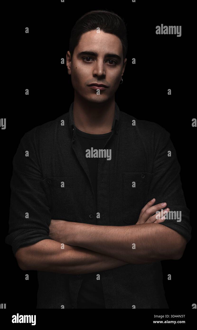 Low key photo male hi-res stock photography and images - Alamy