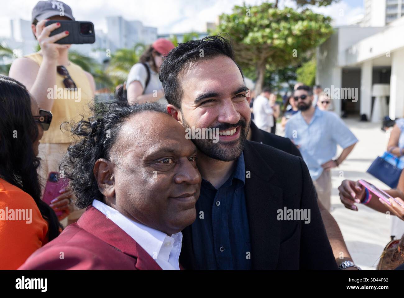 New York City Mayor-elect Zohran Mamdani poses for a selfie after ...