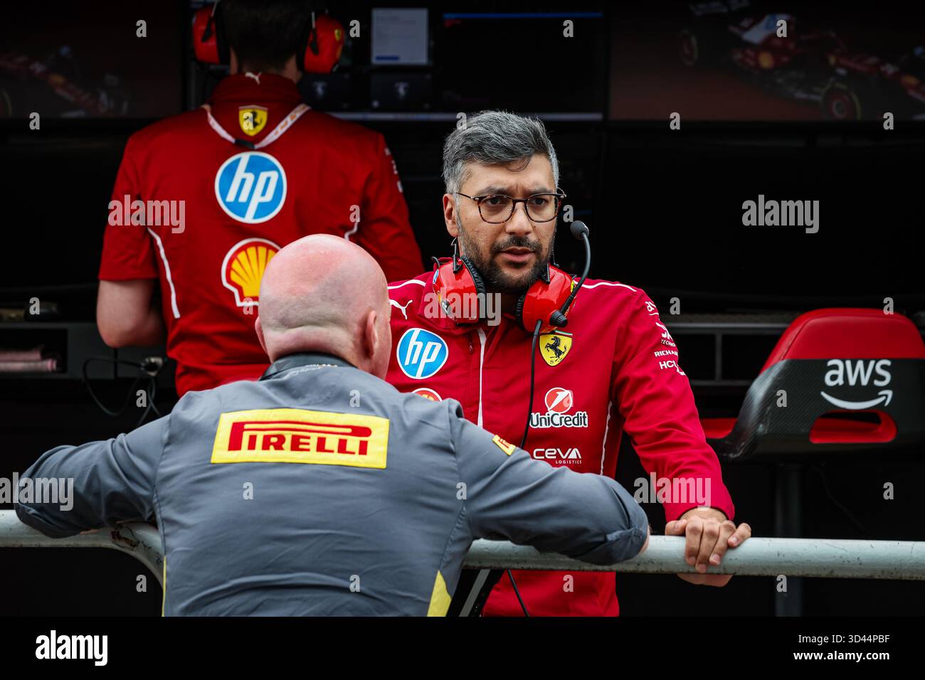 JAIN Ravin, Head of Race Strategy of the Scuderia Ferrari, portrait ...