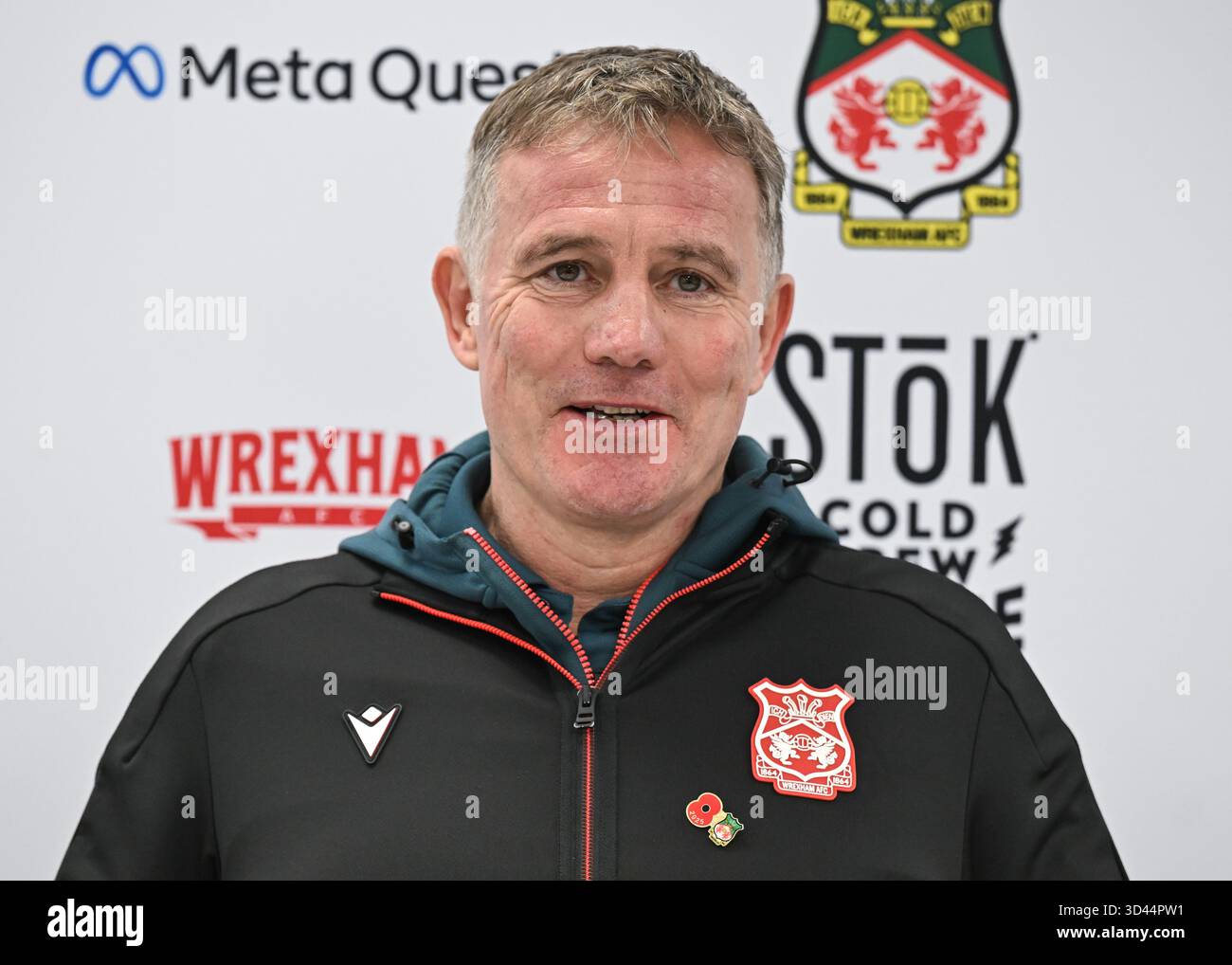 Wrexham manager Phil Parkinson speaks with the media at a post match ...