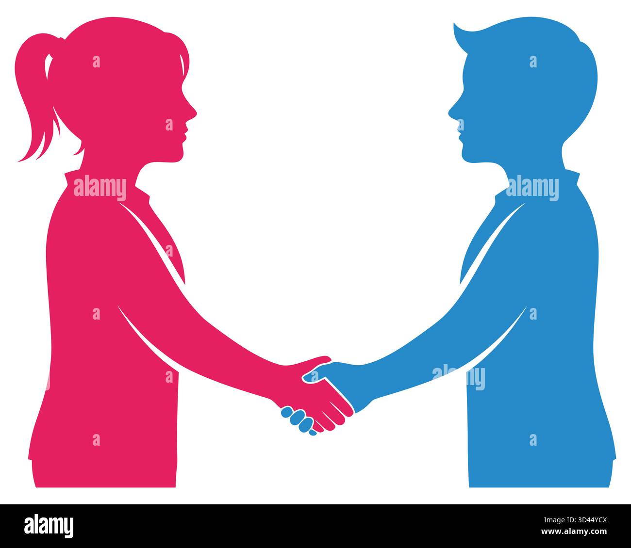 Collaboration hands shaking Stock Vector Images - Alamy