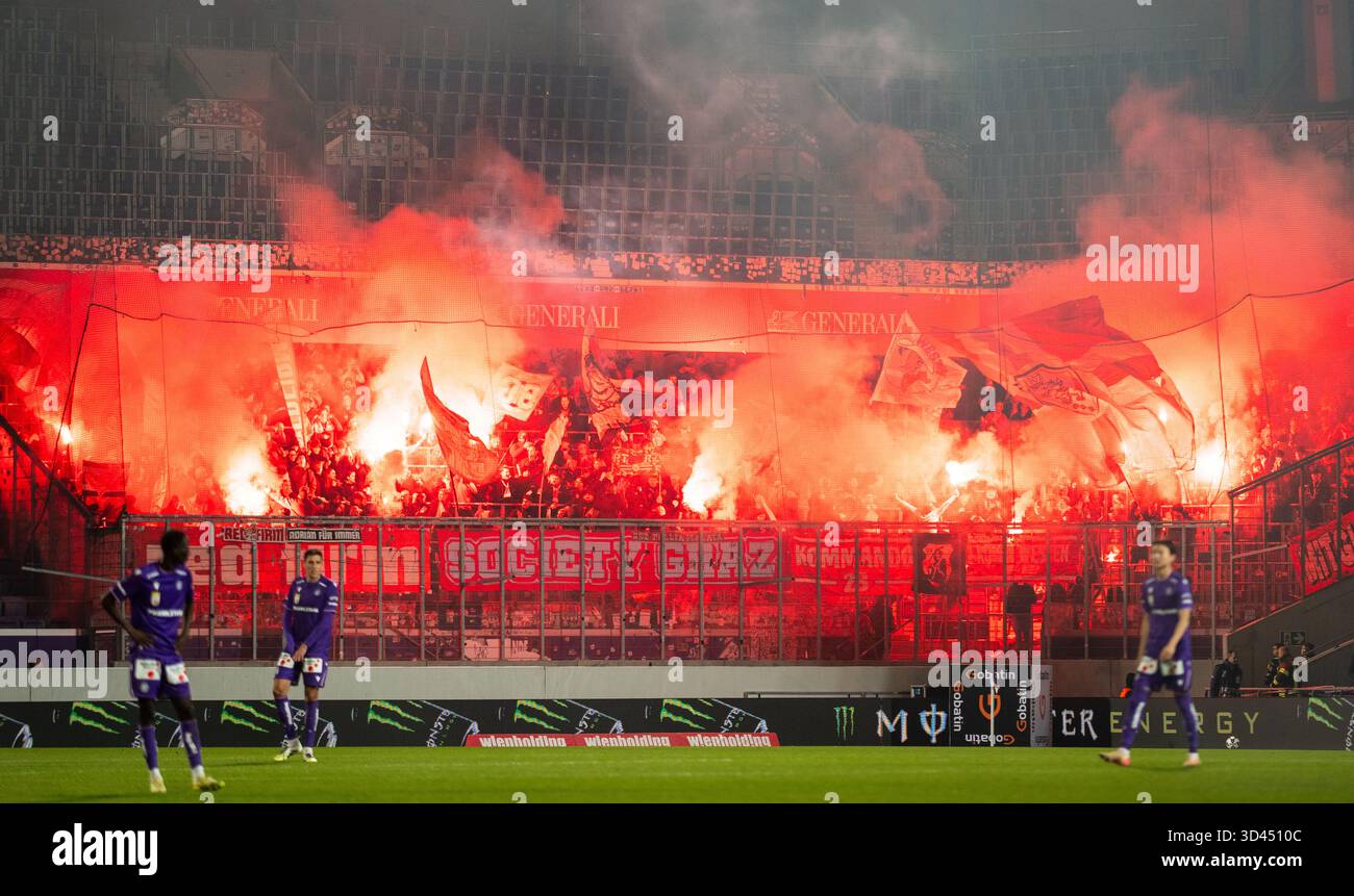 ABD0110 20251108 - WIEN - ÖSTERREICH: GAK Fans am Samstag, 08. November ...