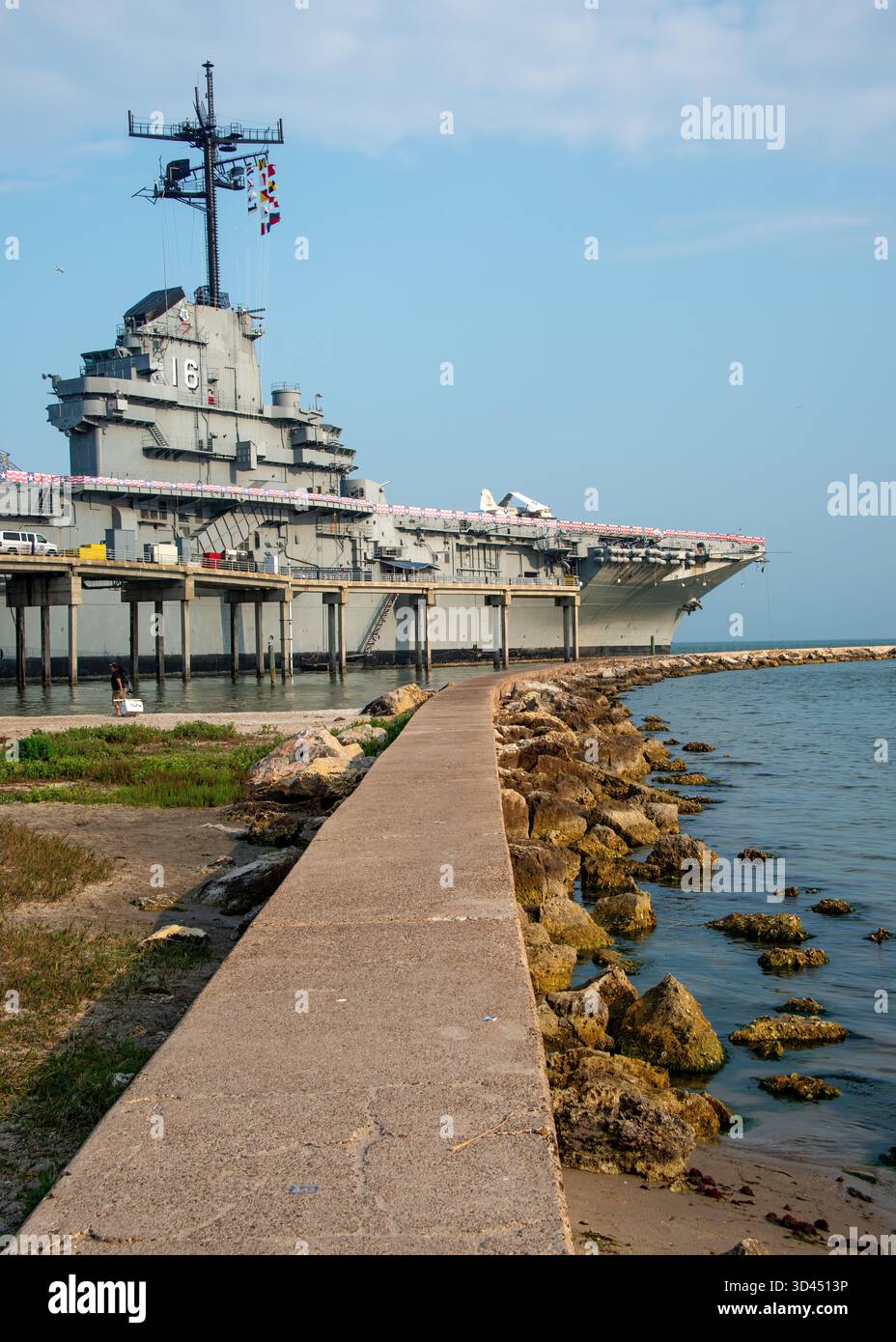 USS Lexington, at Corpus Christi, Texas Stock Photo - Alamy