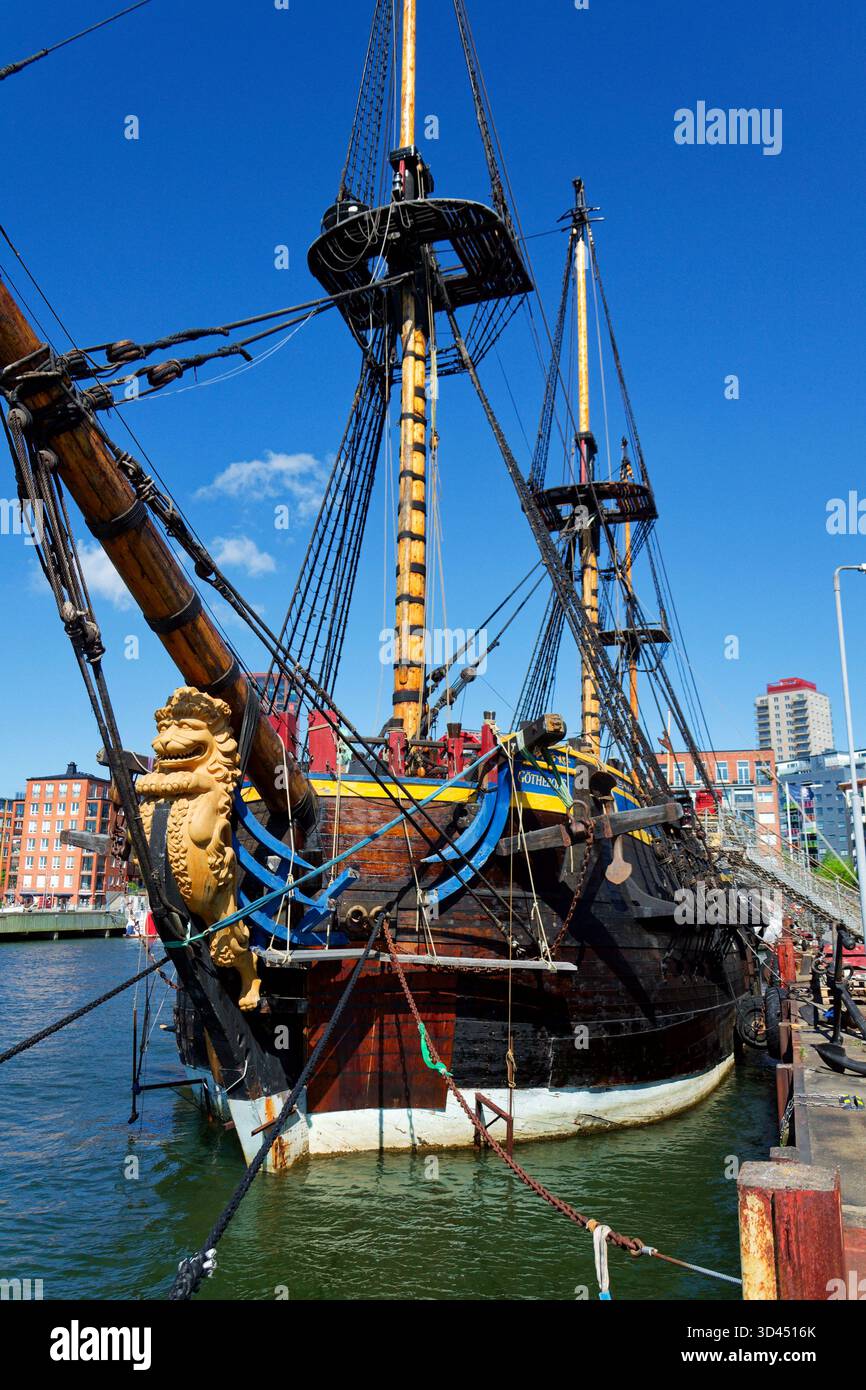 Worlds largest ocean going wooden sailing ship, replica of historic ...