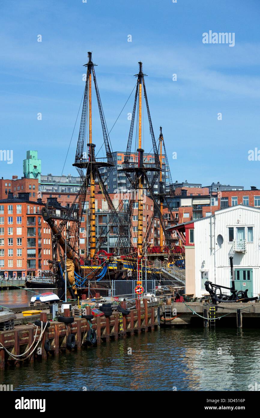Worlds largest ocean going wooden sailing ship, replica of historic ...