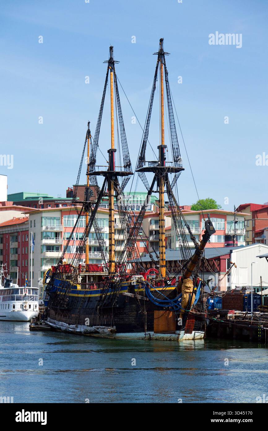 Worlds largest ocean going wooden sailing ship, replica of historic ...